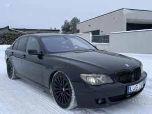 Black BMW 745 2006 in Vilnius, with an engine capacity of 4.42 L and mileage of 400 thousand km for 3650 €, photo 6 on AUTOMOTO.COM.LV
