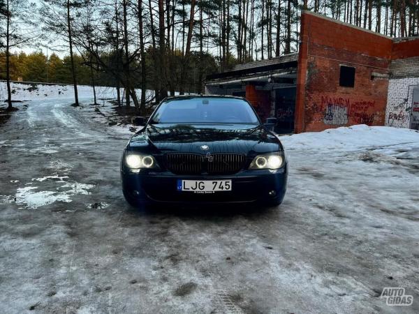 Black BMW 745 2006 in Kaunas, with an engine capacity of 4.40 L and mileage of 450 thousand km for 3400 €, photo 5 on AUTOMOTO.COM.LV