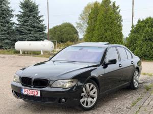 Black BMW 745 2006 in Salcininkai, with an engine capacity of 4.40 L and mileage of 0 thousand km for 5000 €, photo 3 on AUTOMOTO.COM.LV