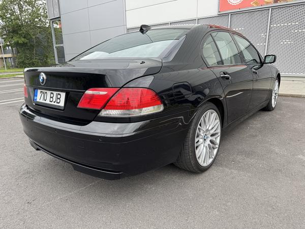 Black BMW 745 2006 in Tallinn, with an engine capacity of 4.50 L and mileage of 265 thousand km for 7000 €, photo 5 on AUTOMOTO.COM.LV