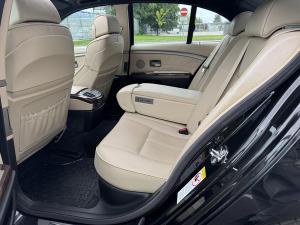 Black BMW 745 2006 in Tallinn, with an engine capacity of 4.50 L and mileage of 265 thousand km for 7000 €, photo 14 on AUTOMOTO.COM.LV