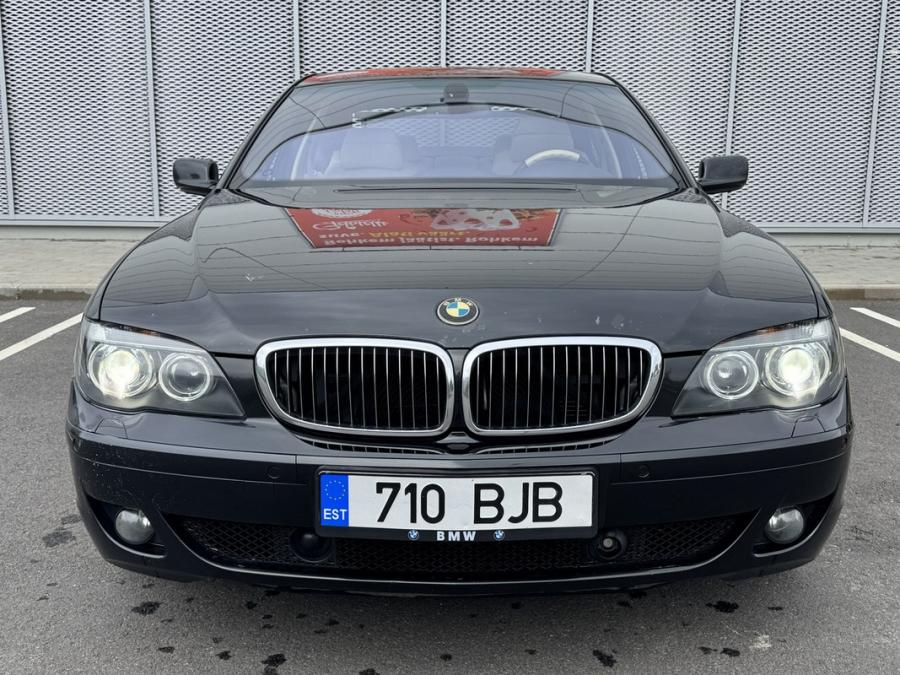 Black BMW 745 2006 in Tallinn, with an engine capacity of 4.50 L and mileage of 265 thousand km for 7000 €, photo 17 on AUTOMOTO.COM.LV
