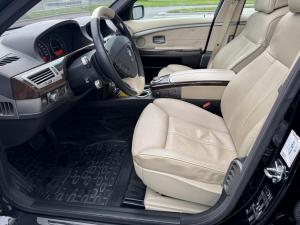 Black BMW 745 2006 in Tallinn, with an engine capacity of 4.50 L and mileage of 265 thousand km for 7000 €, photo 28 on AUTOMOTO.COM.LV