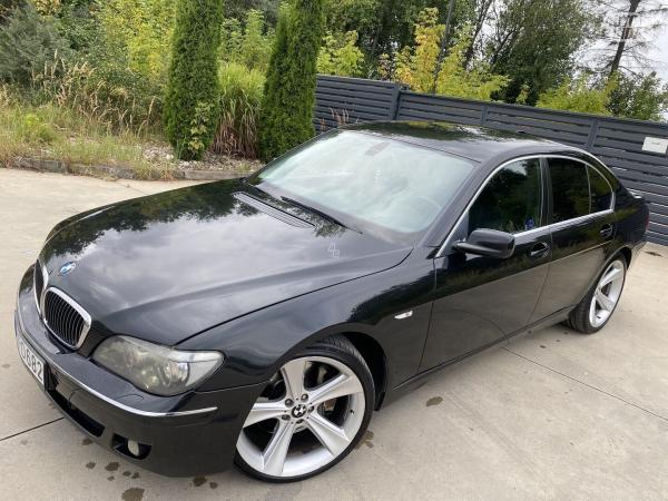Black BMW 745 2006 in Kaunas, with an engine capacity of 4.40 L and mileage of 480 thousand km for 4700 €, photo 5 on AUTOMOTO.COM.LV
