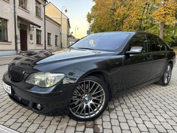 Melns BMW 745 2007 Bauska, ar dzinēja tilpumu 4.50 L un nobraukumu 385 tūkst. km par 7200 €, foto 3 vietnē AUTOMOTO.COM.LV