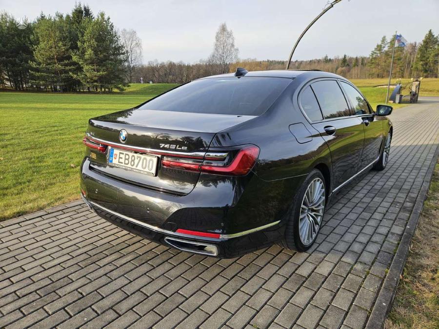 Melns BMW 745 2019 Telšiai, ar dzinēja tilpumu 3.00 L un nobraukumu 171 tūkst. km par 43500 €, foto 3 vietnē AUTOMOTO.COM.LV
