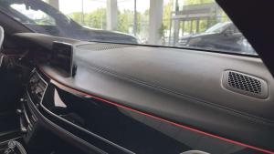Black BMW 745 2019 in Marijampole, with an engine capacity of 3.00 L and mileage of 225 thousand km for 36999 €, photo 24 on AUTOMOTO.COM.LV