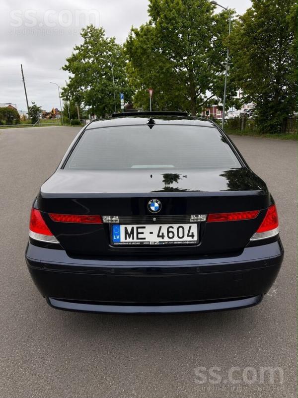 Blue BMW 745 2004 in Saldus, with an engine capacity of 4.40 L and mileage of 354 thousand km for 5500 €, photo 5 on AUTOMOTO.COM.LV