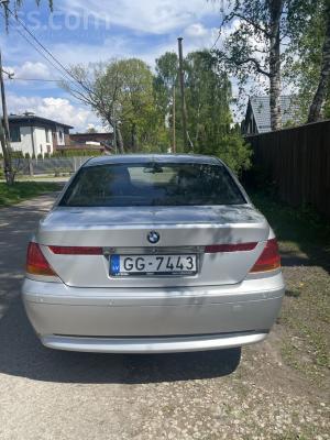 Grey BMW 745 2001 in Riga, with an engine capacity of 4.40 L and mileage of 185 thousand km for 5500 €, photo 4 on AUTOMOTO.COM.LV