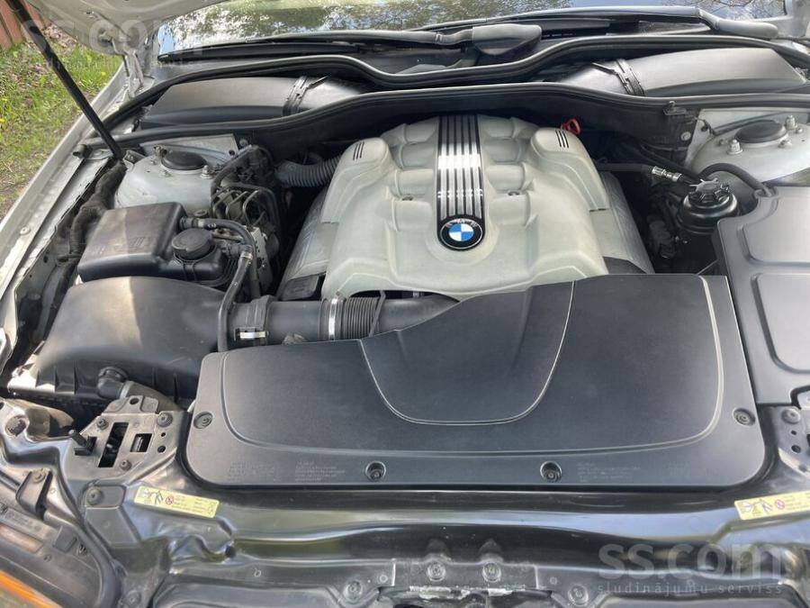 Grey BMW 745 2001 in Riga, with an engine capacity of 4.40 L and mileage of 185 thousand km for 5500 €, photo 9 on AUTOMOTO.COM.LV