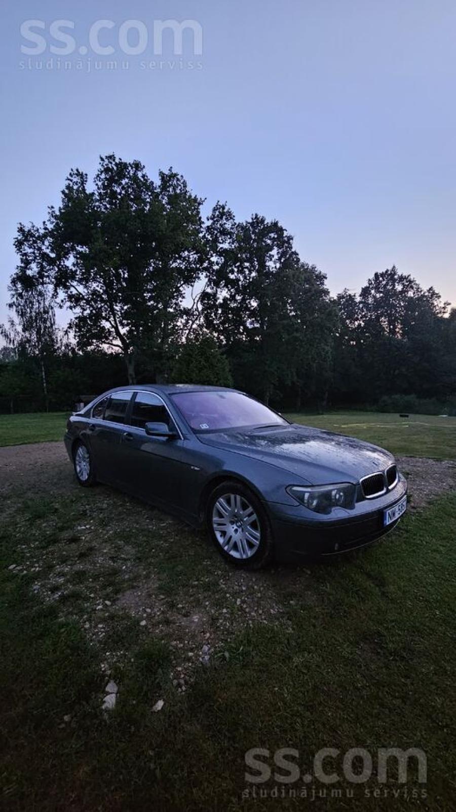 Grey BMW 745 2002 in Riga, with an engine capacity of 4.40 L and mileage of 316 thousand km for 3300 €, photo 2 on AUTOMOTO.COM.LV