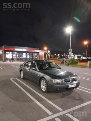 Grey BMW 745 2002 in Riga, with an engine capacity of 4.40 L and mileage of 318 thousand km for 3700 €, photo  on AUTOMOTO.COM.LV