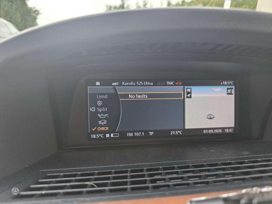 Grey BMW 745 2005 in Kaunas, with an engine capacity of 4.42 L and mileage of 423 thousand km for 3800 €, photo 14 on AUTOMOTO.COM.LV