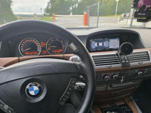 Grey BMW 745 2005 in Kaunas, with an engine capacity of 4.42 L and mileage of 423 thousand km for 3800 €, photo 15 on AUTOMOTO.COM.LV