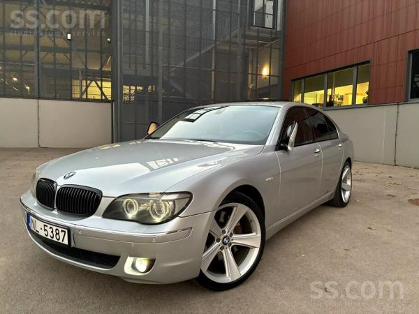 Pelēks BMW 745 2006 Rīga, ar dzinēja tilpumu 4.50 L un nobraukumu 362 tūkst. km par 6200 €, foto 1 vietnē AUTOMOTO.COM.LV