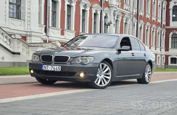 BMW 745 2007 Jelgava vietnē Pelēks BMW 745 2007 Jelgava, ar dzinēja tilpumu 4.40 L un nobraukumu 317 tūkst. km par 3690 €, foto 3 vietnē AUTOMOTO.COM.LV