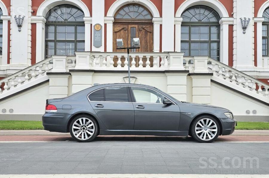Pelēks BMW 745 2007 Jelgava, ar dzinēja tilpumu 4.40 L un nobraukumu 317 tūkst. km par 3690 €, foto 5 vietnē AUTOMOTO.COM.LV