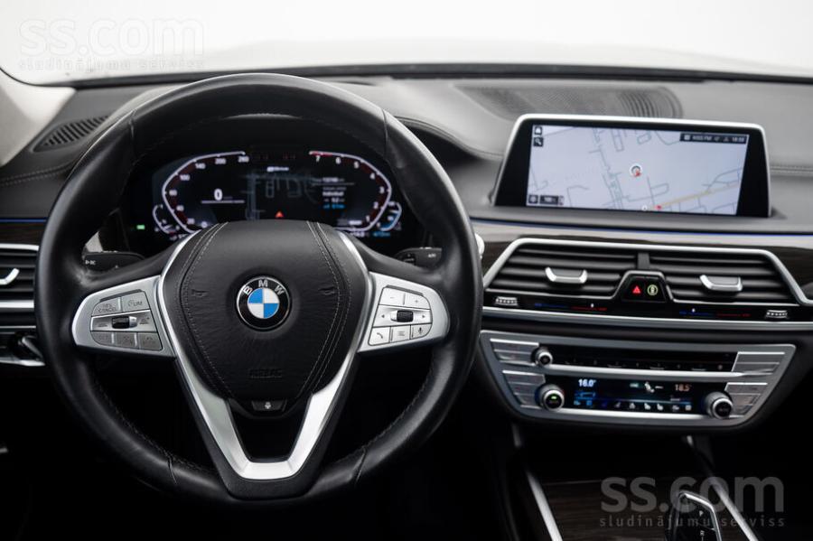Pelēks BMW 745 2019 Rīga, ar dzinēja tilpumu 3.00 L un nobraukumu 133 tūkst. km par 38900 €, foto 8 vietnē AUTOMOTO.COM.LV