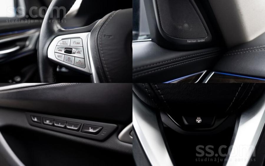 Pelēks BMW 745 2019 Rīga, ar dzinēja tilpumu 3.00 L un nobraukumu 133 tūkst. km par 38900 €, foto 15 vietnē AUTOMOTO.COM.LV