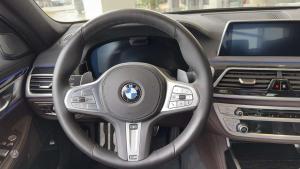 Grey BMW 745 2019 in Marijampole, with an engine capacity of 3.00 L and mileage of 146 thousand km for 41999 €, photo 15 on AUTOMOTO.COM.LV