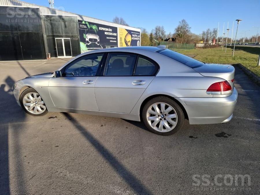 BMW 745 2003 in Riga, with an engine capacity of 4.40 L and mileage of 249 thousand km for 5500 €, photo 11 on AUTOMOTO.COM.LV