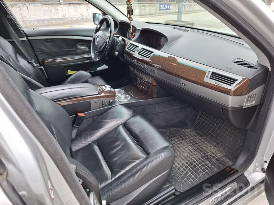 BMW 745 2003 in Riga, with an engine capacity of 4.40 L and mileage of 249 thousand km for 5500 €, photo 13 on AUTOMOTO.COM.LV