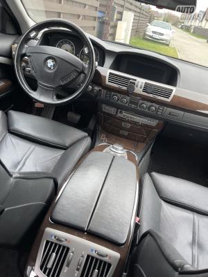 Melns BMW 750 2007 Klaipėda, ar dzinēja tilpumu 4.80 L un nobraukumu 164 tūkst. km par 4650 €, foto 6 vietnē AUTOMOTO.COM.LV
