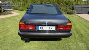 Black BMW 750 1989 in Limbazi, with an engine capacity of 5.00 L and mileage of 247 thousand km for 12800 €, photo 3 on AUTOMOTO.COM.LV