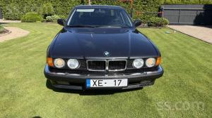 Black BMW 750 1989 in Limbazi, with an engine capacity of 5.00 L and mileage of 247 thousand km for 12800 €, photo 6 on AUTOMOTO.COM.LV