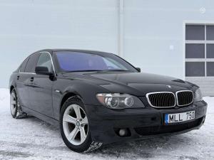 Black BMW 750 2006 in Vilnius, with an engine capacity of 4.80 L and mileage of 181 thousand km for 4200 €, photo 3 on AUTOMOTO.COM.LV