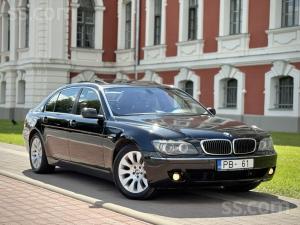 Черный БМВ 750 2007 в Елгава, объемом двигателя 4.80 л и пробегом 0 тыс. км за 8999 €, фото  на AUTOMOTO.COM.LV
