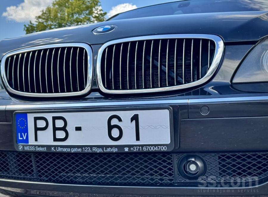Черный БМВ 750 2007 в Елгава, объемом двигателя 4.80 л и пробегом 0 тыс. км за 8999 €, фото 19 на AUTOMOTO.COM.LV