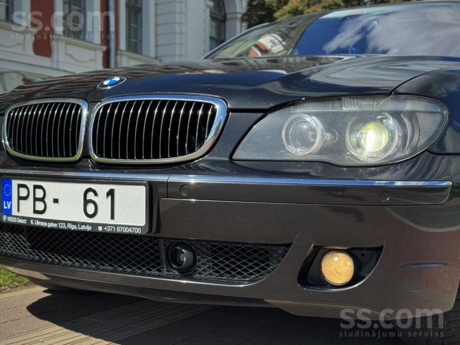 Черный БМВ 750 2007 в Елгава, объемом двигателя 4.80 л и пробегом 0 тыс. км за 8999 €, фото 25 на AUTOMOTO.COM.LV