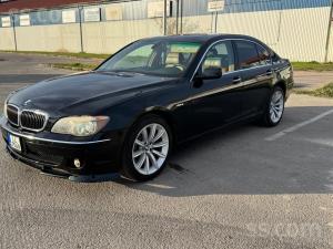 Black BMW 750 2008 in Jekabpils, with an engine capacity of 4.80 L and mileage of 256 thousand km for 6000 €, photo  on AUTOMOTO.COM.LV
