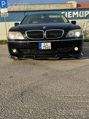 Черный БМВ 750 2008 в Екабпилс, объемом двигателя 4.80 л и пробегом 256 тыс. км за 6000 €, фото 5 на AUTOMOTO.COM.LV