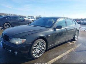 Black BMW 750 2008 in Klaipeda, with an engine capacity of 4.80 L and mileage of 171 thousand km for 4900 €, photo 1 on AUTOMOTO.COM.LV