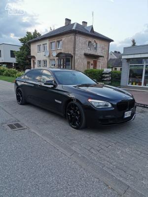 Black BMW 750 2013 in Vilnius, with an engine capacity of 4.40 L and mileage of 0 thousand km for 15700 €, photo  on AUTOMOTO.COM.LV