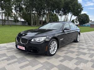 Black BMW 750 2013 in Riga, with an engine capacity of 4.40 L and mileage of 201 thousand km for 7850 €, photo  on AUTOMOTO.COM.LV
