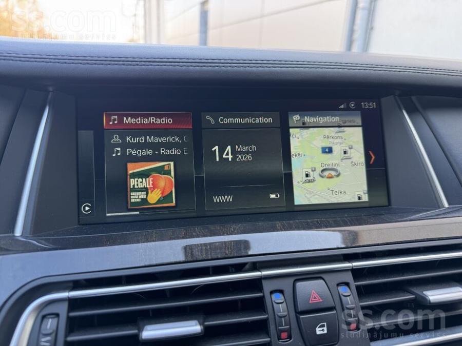 Melns BMW 750 2014 Rīga, ar dzinēja tilpumu 4.40 L un nobraukumu 180 tūkst. km par 12700 €, foto 11 vietnē AUTOMOTO.COM.LV