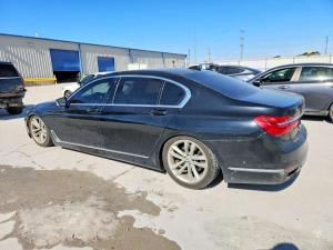 Black BMW 750 2016 in Vilnius, with an engine capacity of 4.40 L and mileage of 246 thousand km for 9999 €, photo 2 on AUTOMOTO.COM.LV