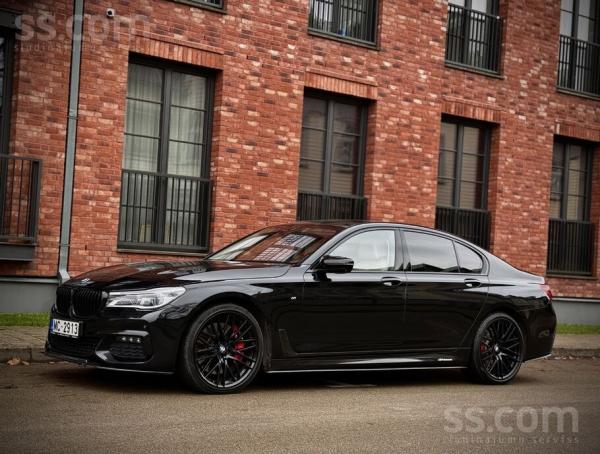 Melns BMW 750 2016 Rīga, ar dzinēja tilpumu 4.40 L un nobraukumu 132 tūkst. km par 25500 €, foto 8 vietnē AUTOMOTO.COM.LV