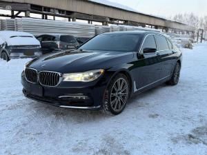 Melns BMW 750 2017 Kauņa, ar dzinēja tilpumu 4.40 L un nobraukumu 227 tūkst. km par 14200 €, foto  vietnē AUTOMOTO.COM.LV