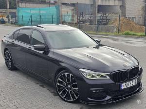 Black BMW 750 2017 in Silute, with an engine capacity of 4.40 L and mileage of 190 thousand km for 20000 €, photo 4 on AUTOMOTO.COM.LV