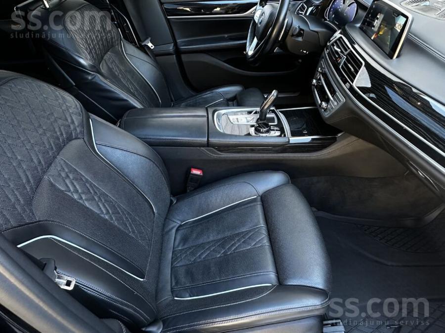 Melns BMW 750 2019 Rīga, ar dzinēja tilpumu 3.00 L un nobraukumu 205 tūkst. km par 28900 €, foto 9 vietnē AUTOMOTO.COM.LV