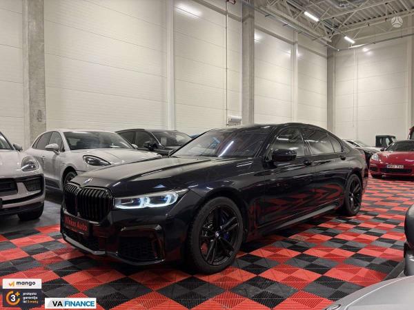 Черный БМВ 750 2022 в Вильнюс, объемом двигателя 4.40 л и пробегом 70 тыс. км за 53500 €, фото 1 на AUTOMOTO.COM.LV