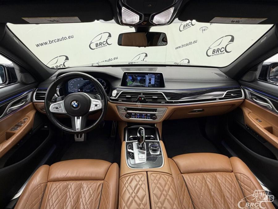 Черный БМВ 750 2022 в Авиженяй, объемом двигателя 4.40 л и пробегом 76 тыс. км за 47900 €, фото 4 на AUTOMOTO.COM.LV