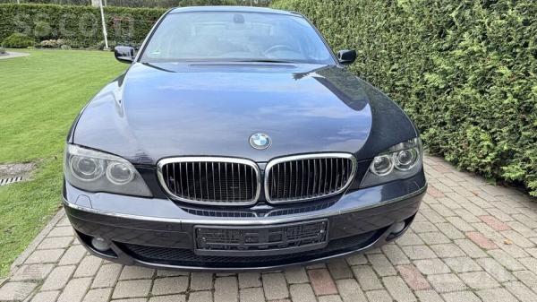 Blue BMW 750 2007 in Limbazi, with an engine capacity of 4.80 L and mileage of 305 thousand km for 3700 €, photo 3 on AUTOMOTO.COM.LV