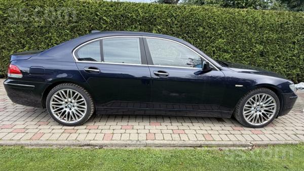 Blue BMW 750 2007 in Limbazi, with an engine capacity of 4.80 L and mileage of 305 thousand km for 3700 €, photo 8 on AUTOMOTO.COM.LV