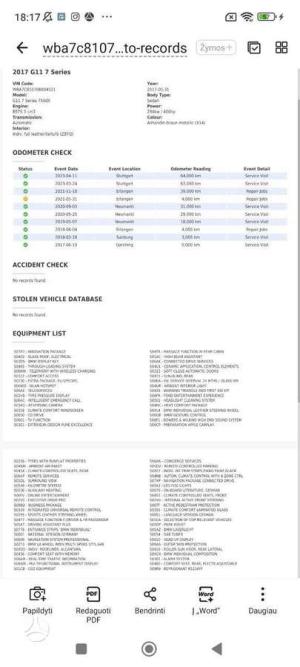 Brūns BMW 750 2017 Marijampole, ar dzinēja tilpumu 2.99 L un nobraukumu 123 tūkst. km par 33500 €, foto 23 vietnē AUTOMOTO.COM.LV