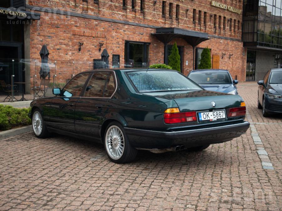 Зеленый БМВ 750 1991 в Лиепая, объемом двигателя 5.00 л и пробегом 262 тыс. км за 9750 €, фото 5 на AUTOMOTO.COM.LV